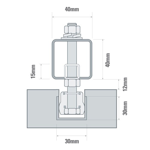 GUÍA SIMPLE 25MM NYLON DUCASSE - Alis